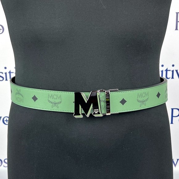 MCM | Accessories | Mcm Mens Claus Epoxy M Loden Frost Leather ...